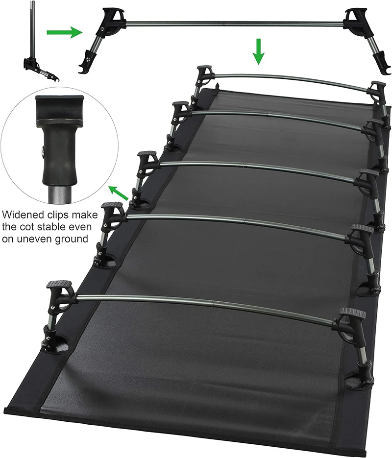 Yasn Ultralight Folding Camping Cot Bed Lightweight Cots For ...