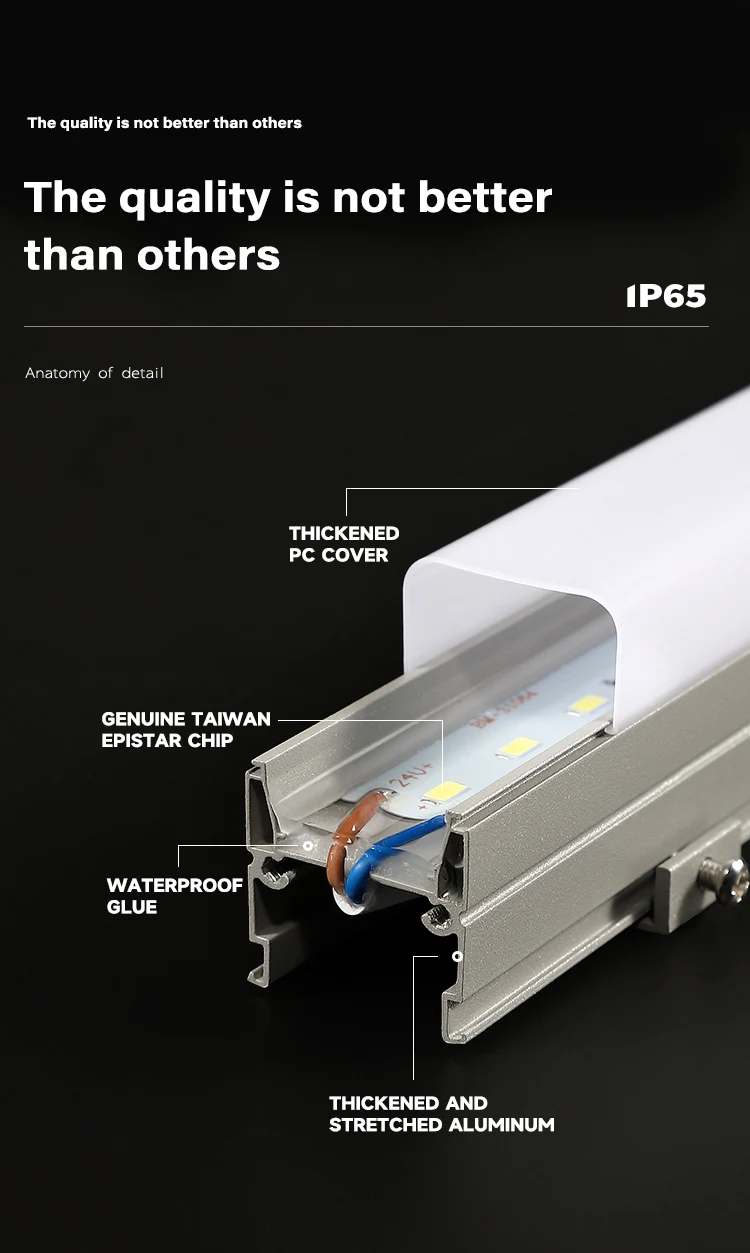 12w Outdoor Building Media Facade Waterproof Led Linear Light Rgb ...