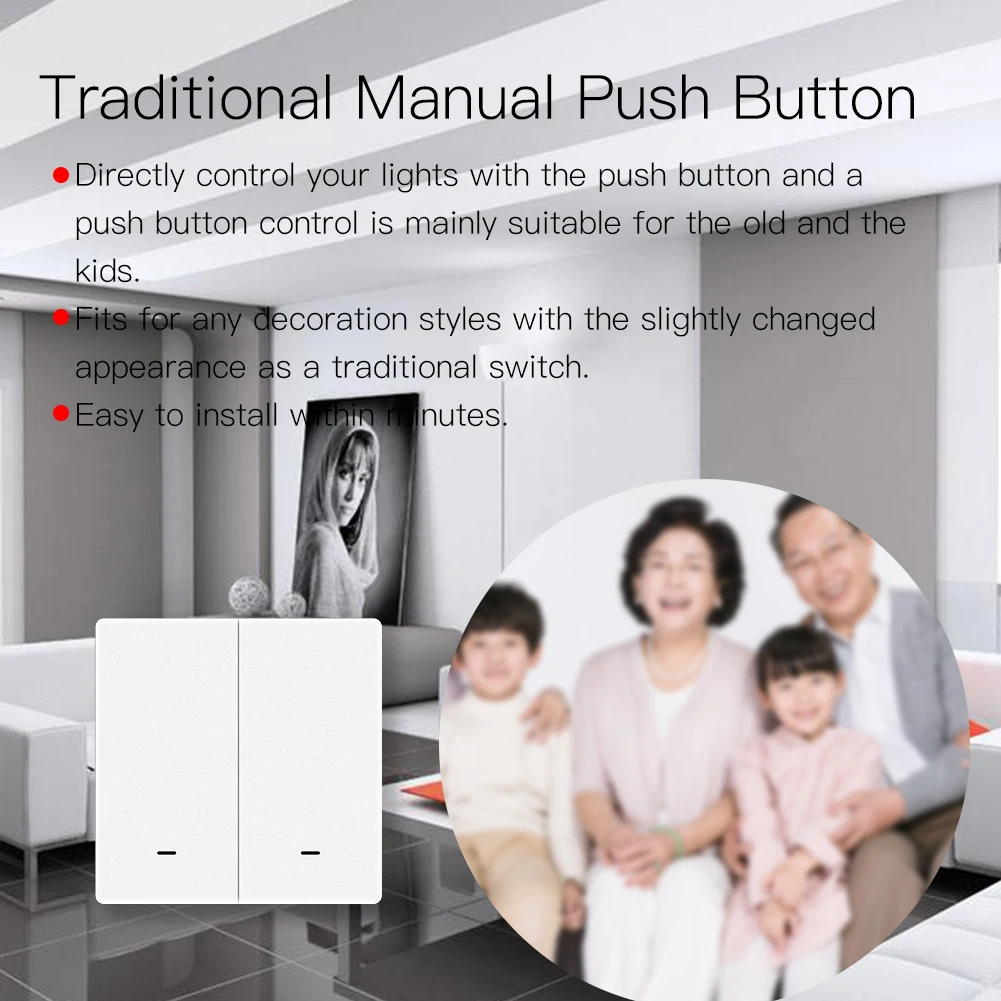 Factory Outlet Zigbee Smart Switch Electric Wall Switch For Home Automation With Timer Turn On ...