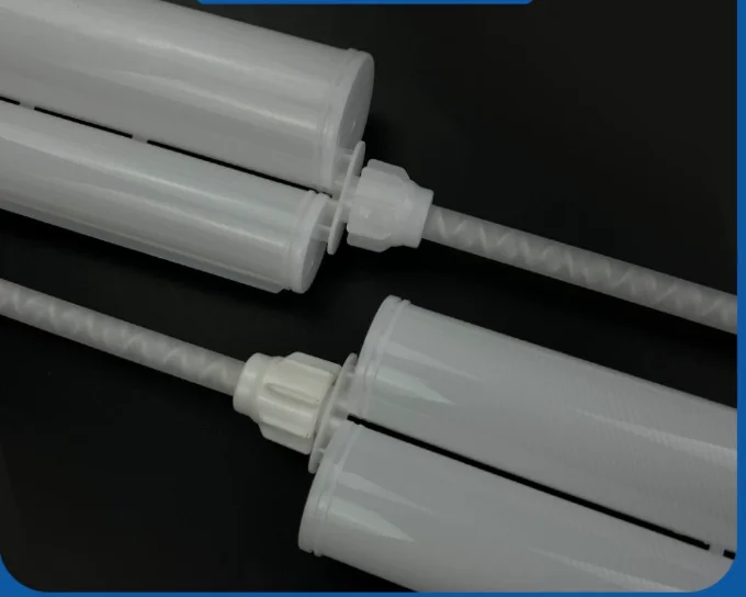 Dcth160-824 Static Mixing Pipe Round Mouth Rubber Nozzles White Core Ab ...