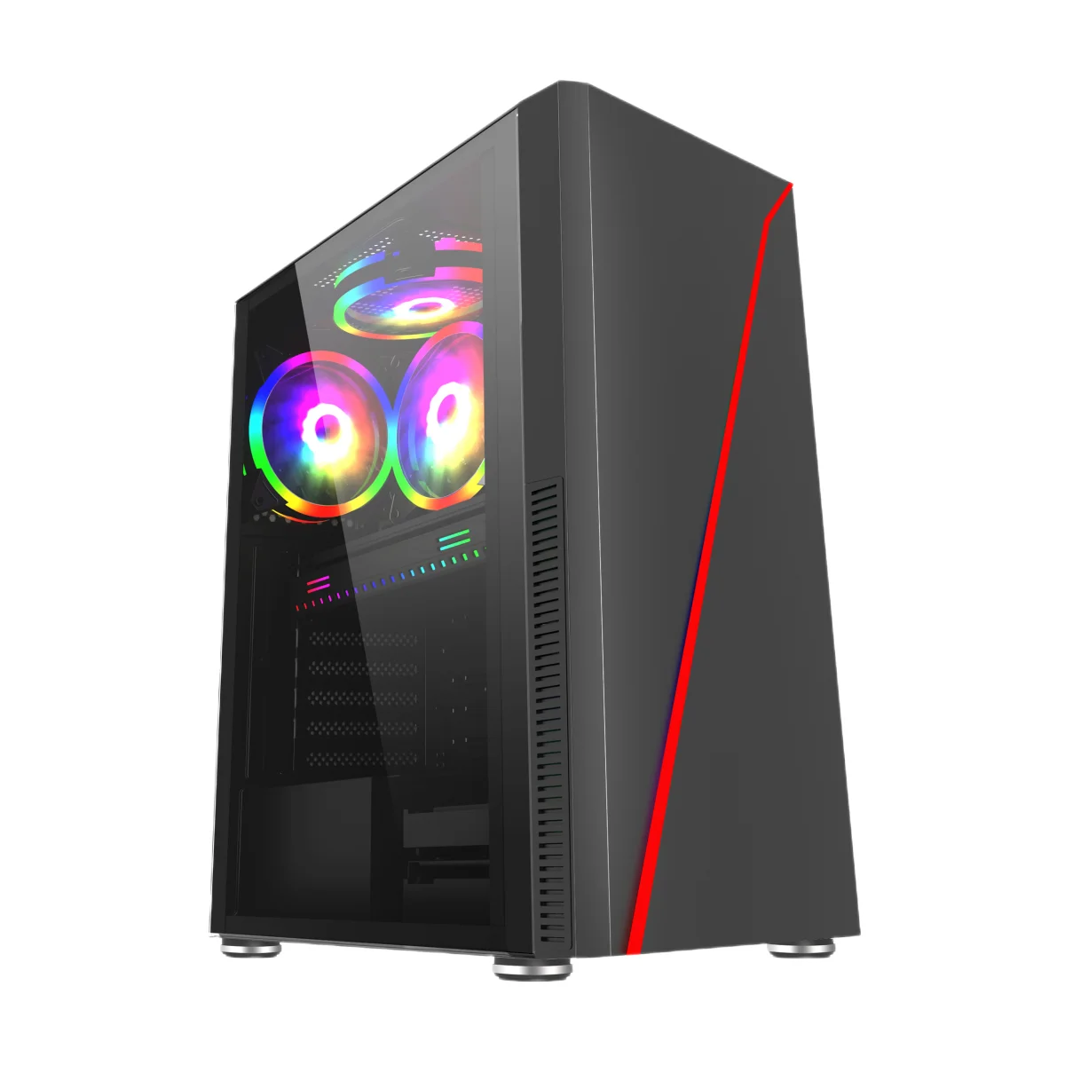 Office OEM ATX M-ATX ITX Pc Cases Design Tempered Glass Computer Case Pc Cases| Alibaba.com