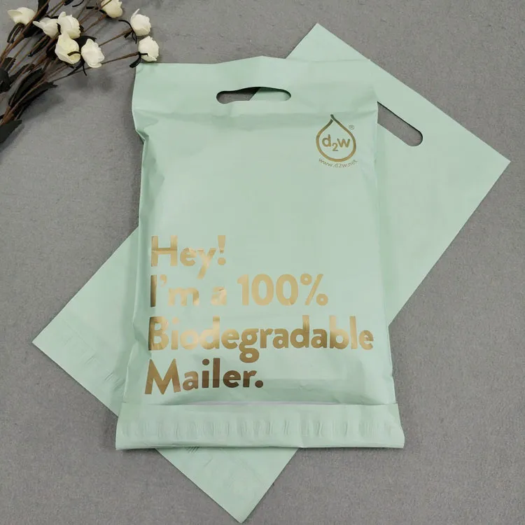 Biodegradable Custom Courier Delivery D2w Compostable Mailing Bags ...
