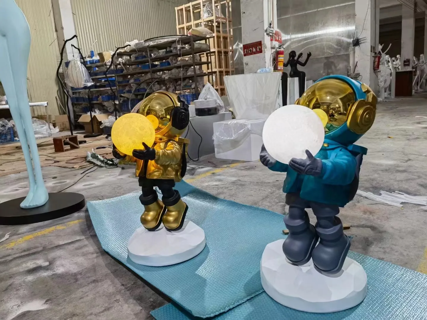 Big Size Standing Astronaut Statue - Art & Collectible