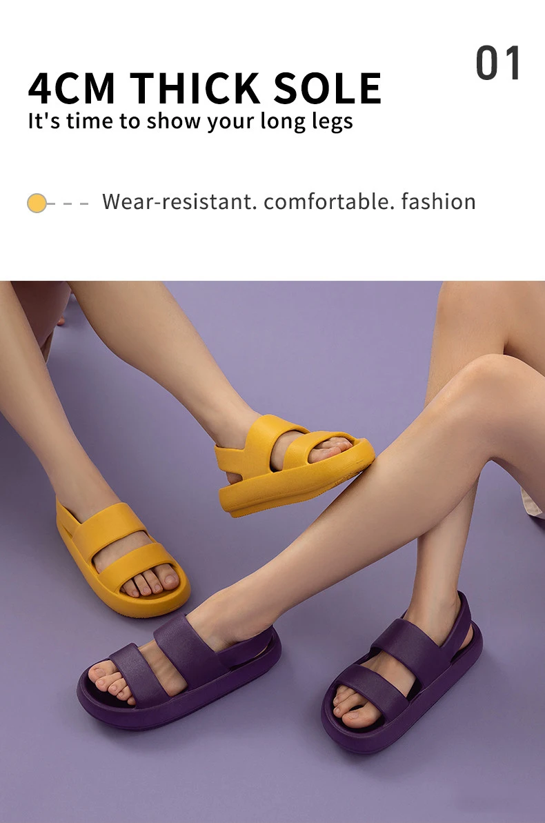 High Quality Sandals Thick Sole Anti-slip Eva Skin-friendly Outdoor ...