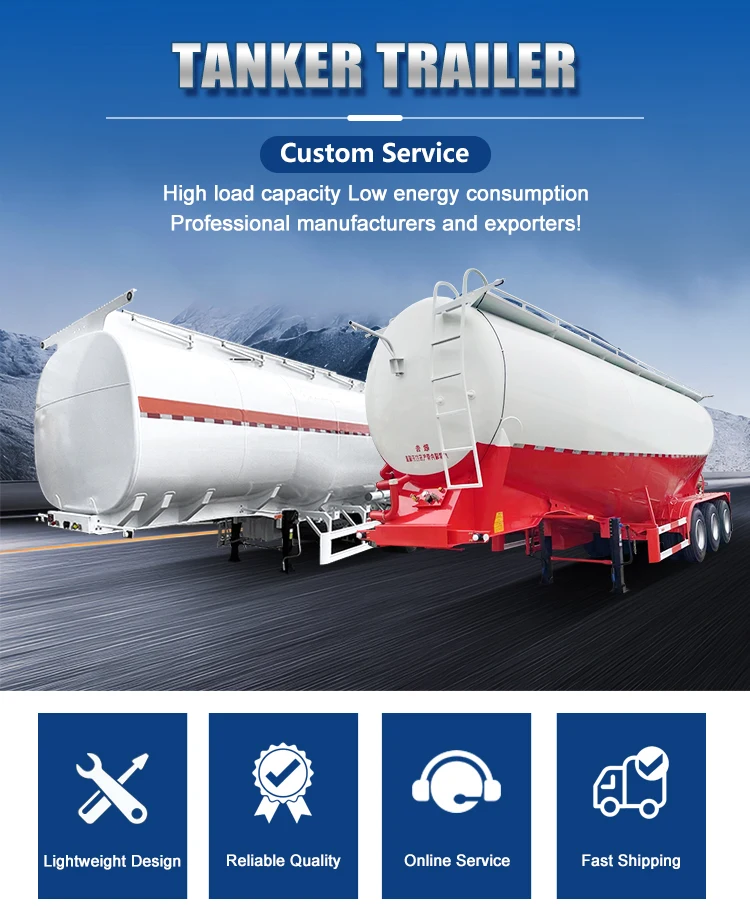 Hot Sale Semi-trailer 39 000l Tanker Trailer 2axle 3axle Utility ...