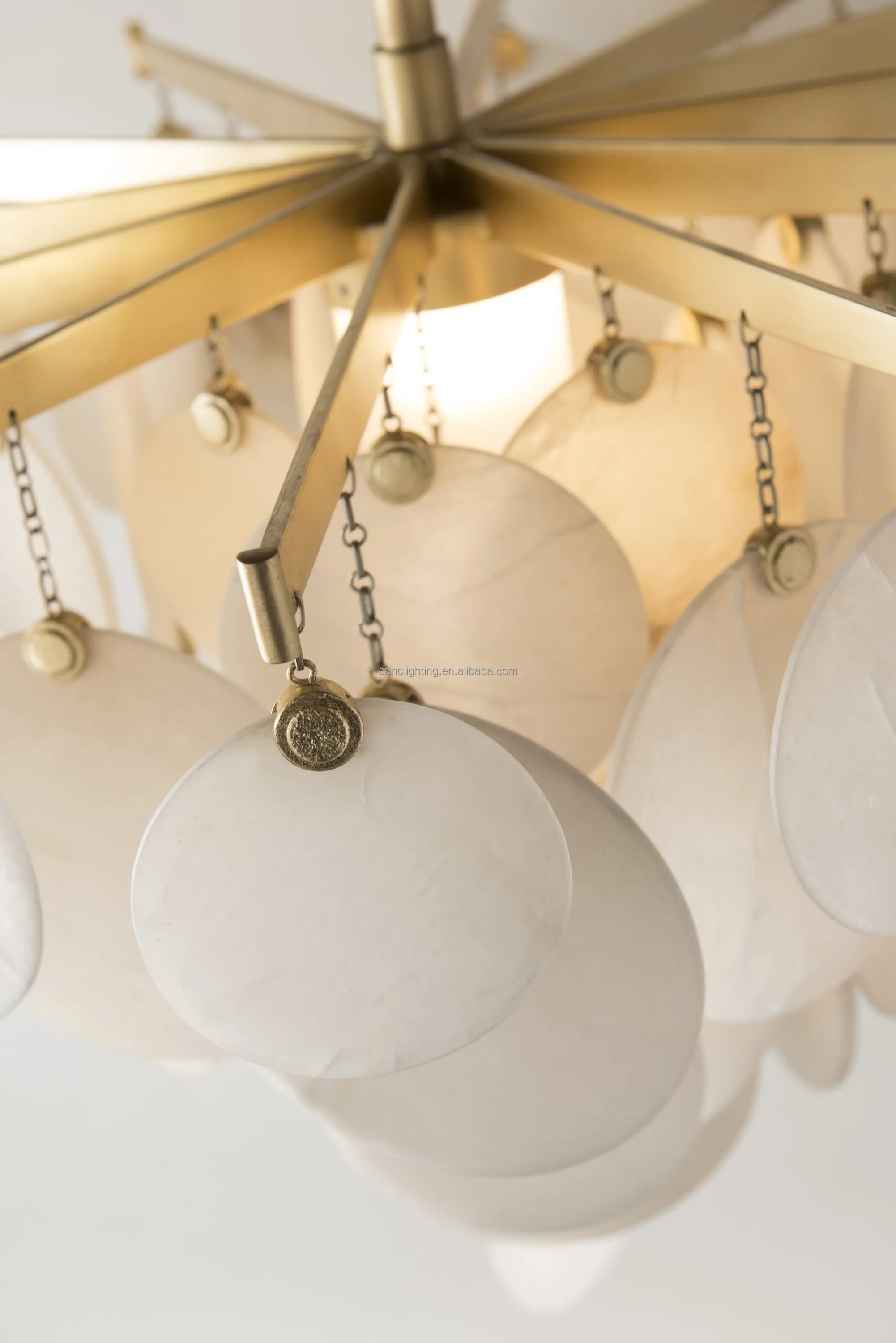 Modern Indoor Lighting - Elegant Villa Calcite Fixture