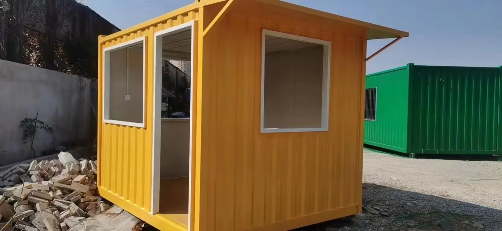 Prefabricated Modular Mobile Container Shop Booth Movable Shop Shipping ...