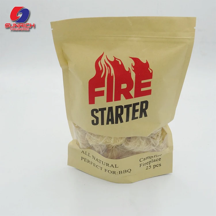 Sunrich Factory Natural Eco Wood Firelighters Firelighters For Camping ...