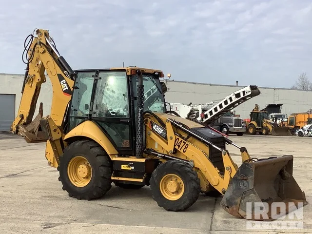 Second Hand Engineering Construction Machine Used Catterpillar CAT 420F Wheel Backhoe Loader ...