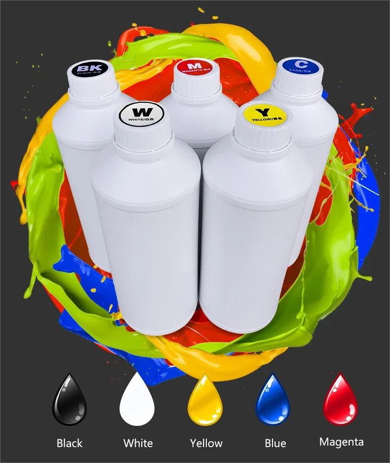 1l Bottle Wholesale Transfer Film Ink Tintas Dtf For Dtf Printer - Buy ...