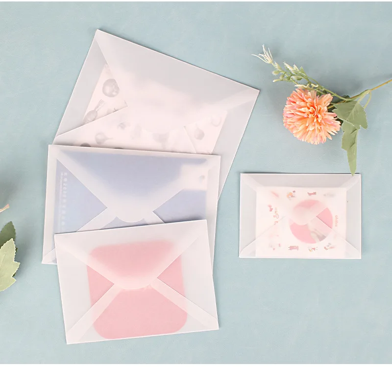 Butter Paper Wedding Invitation Envelope Transparent Tracing Paper ...