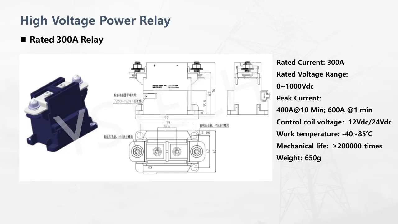 EV Relay Auto Power Relays - High Voltage & Long Life