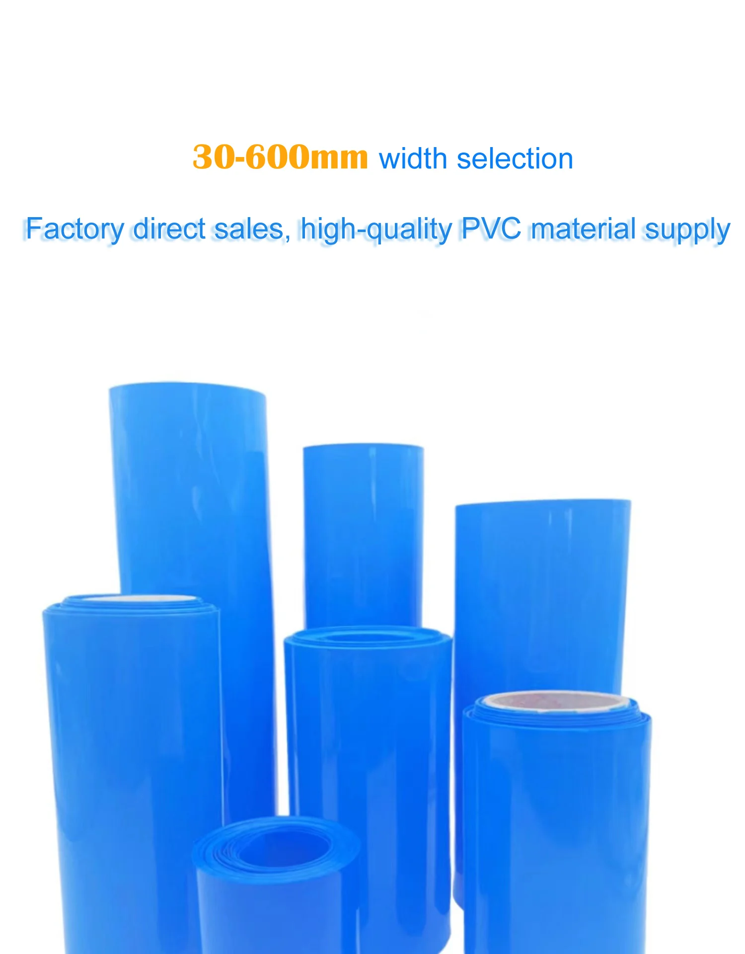 Pvc Thermoshrinkable Membrane Aa Aaa 18650 Battery Heat Shrink Tube ...