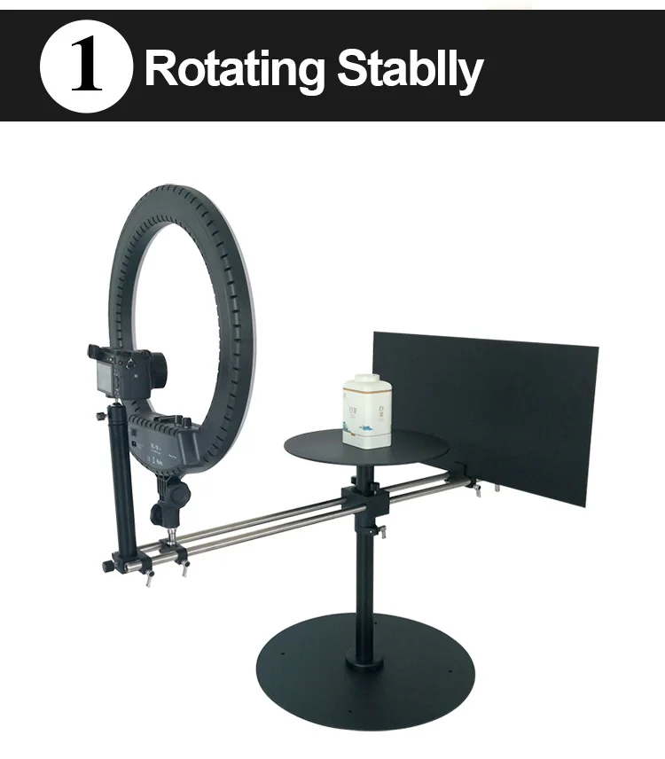 360 Photography Turntable - Spinning Camera Rig for Filmmakers