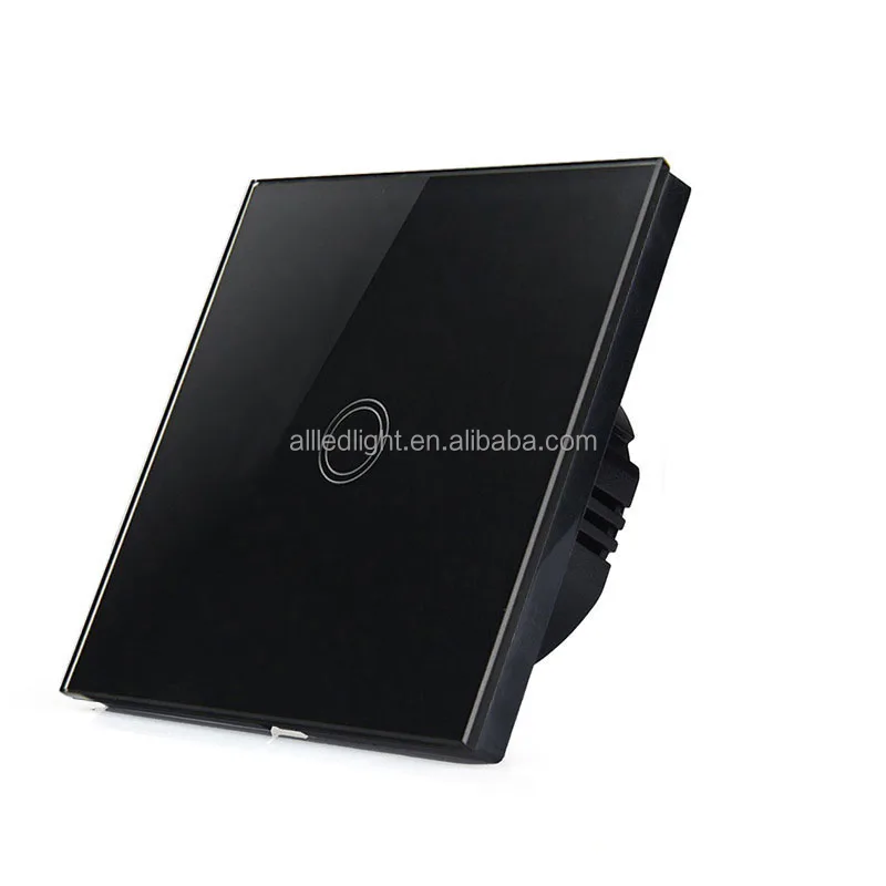Touch Toughened Glass Wall Switch Panel Wet Hand Touch Fireproof Smart ...