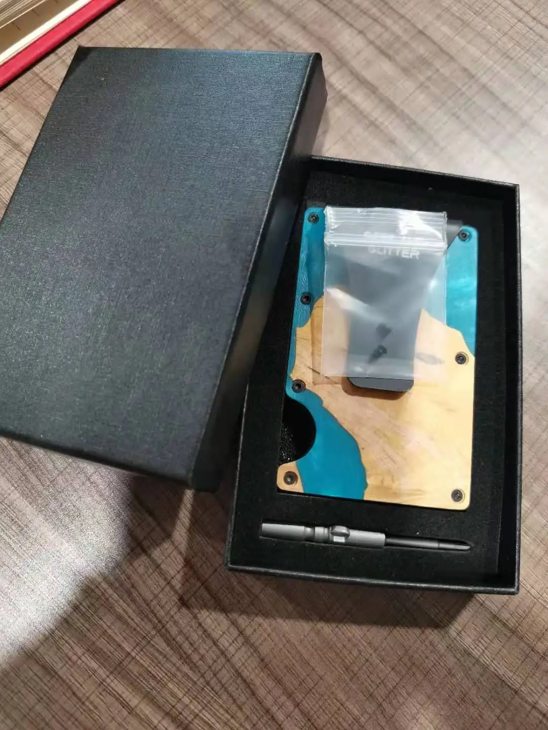 Custom Slim Aluminum Minimalist Carbon Fiber Card Rfid Wallets With ...