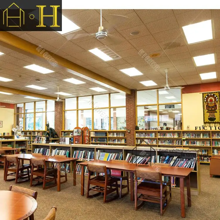 School Library Furniture - Customized Study Tables & Shelves