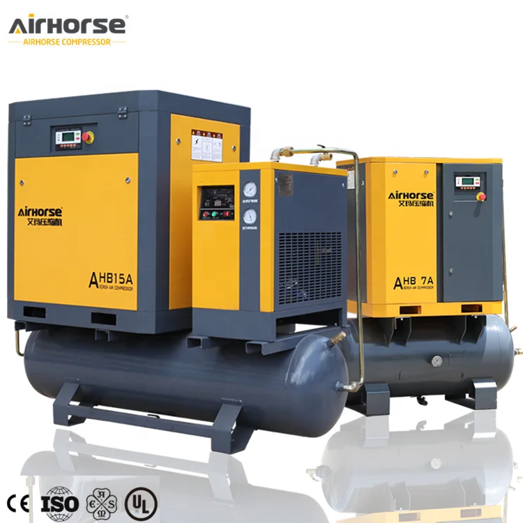 Four In One Model Screw Compressor 7.5-22kw 220v Airhorse Compressor ...