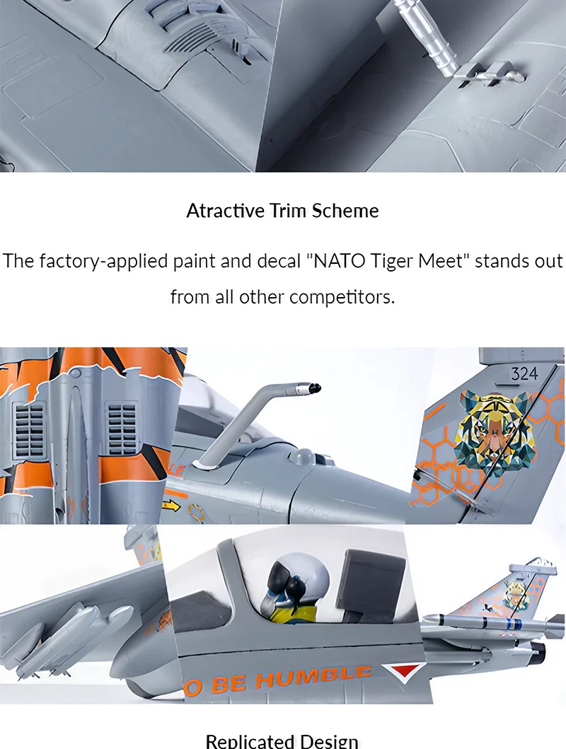 Reflex V2 Equipped Fms 64mm Rafale Edf Jet Pnp Precision Flying Model ...