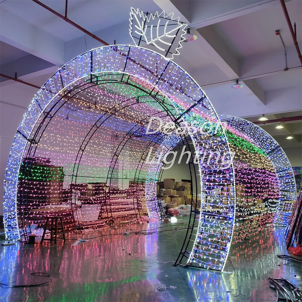 Deasonlighting LED Tunnel Christmas Archway Lights - Easy Install