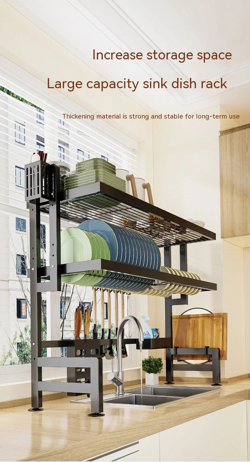 Sustainable Dish Drainer Rack - Efficient Kitchen Storage