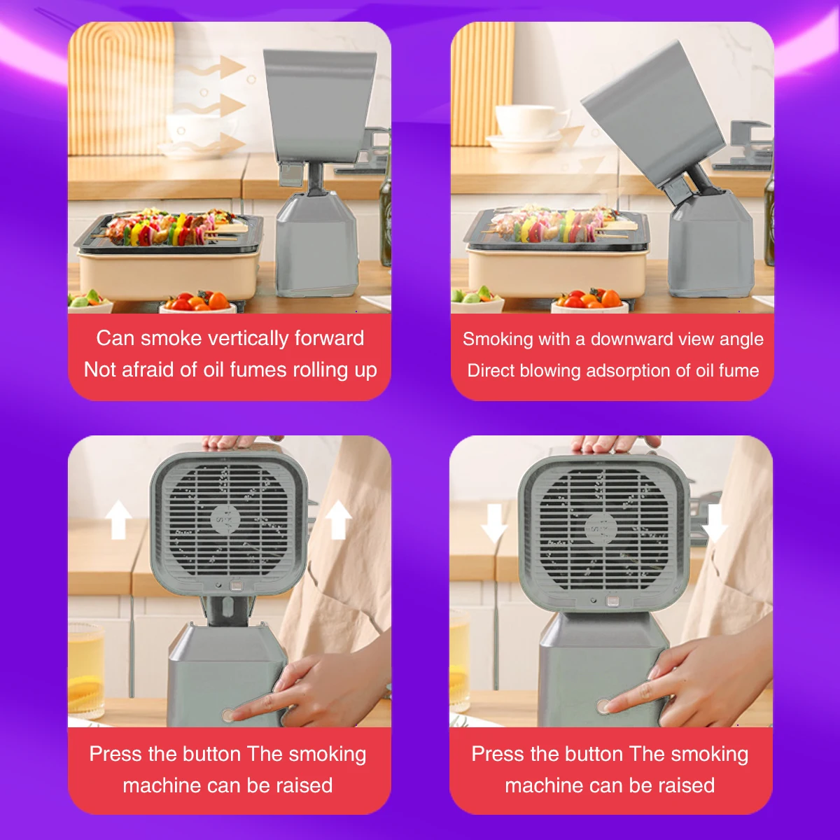 Hood Portable Kitchen Fume Extractor - OLANG Ductless Range Hood