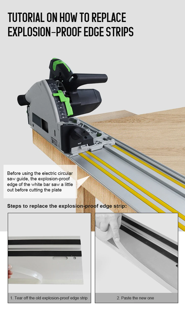 Circular Saw Guide Rail Track - Precision Woodworking
