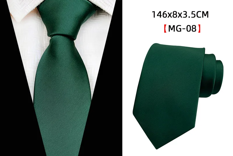 Wholesale Classic Popular Plain Ties Men Custom Polyester