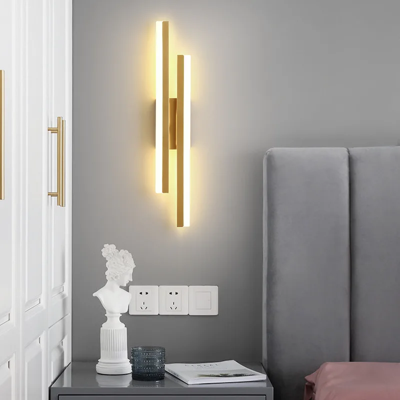 Led Wall Light - Stylish Modern Bedroom Lamp for TV Background