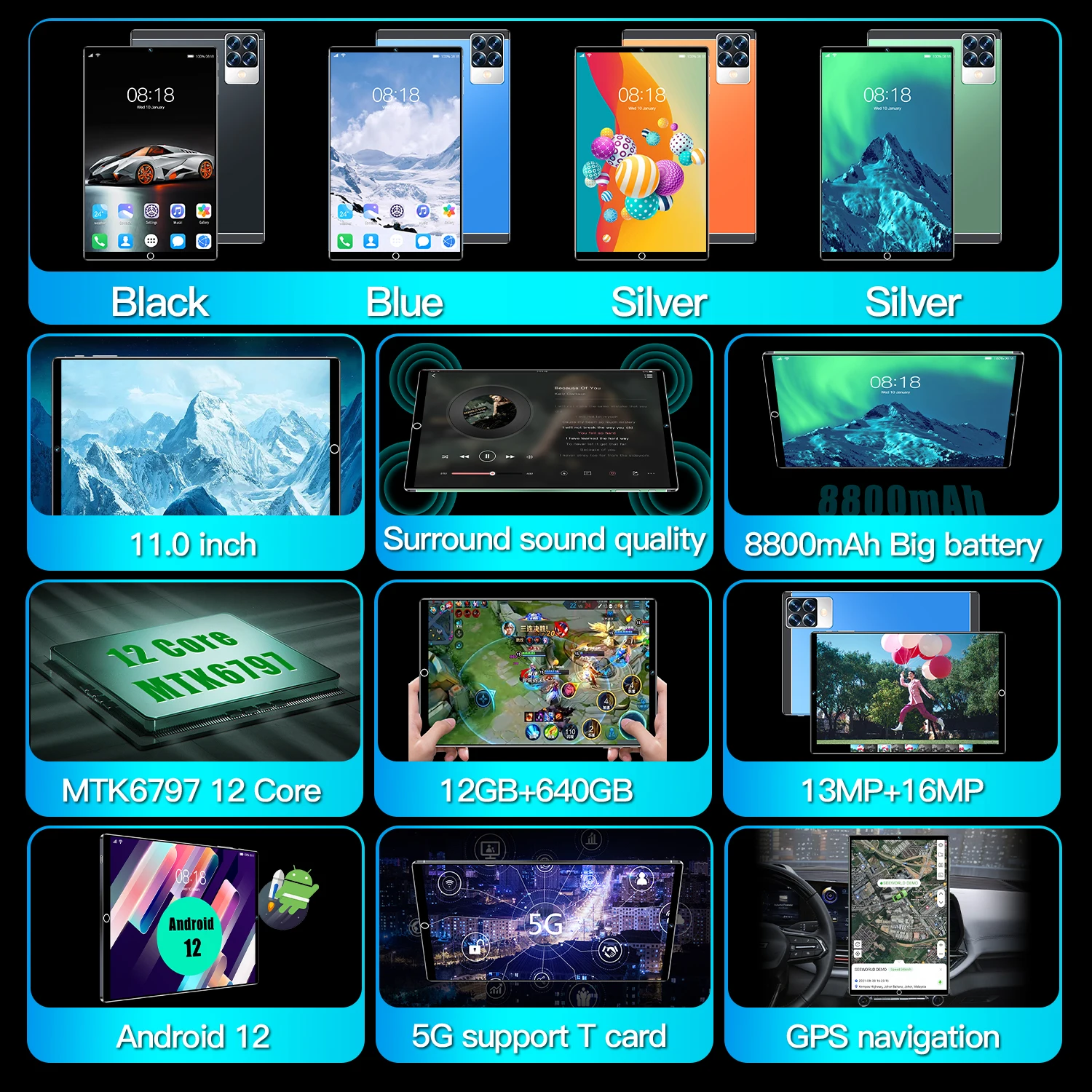 10.1 Inch Mini PC PIPO W10 Intel N4120 6G 64G Tablet with Wireless ...