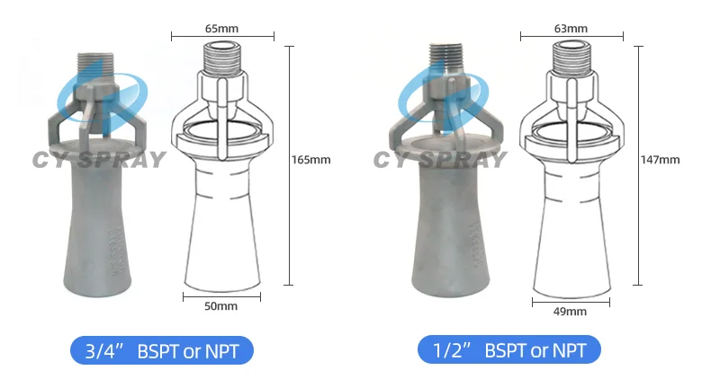 2inch NPT or BSPT Female Venturi Mixing Jet Nozzle SS Eductor Nozzle ...