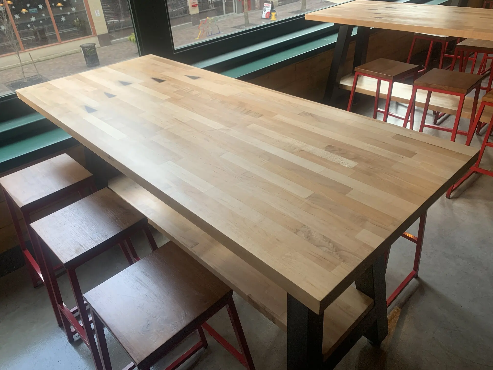 Modern Minimalist Maple Dining Tables for Commercial Use