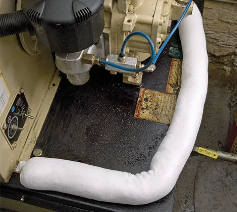 Polypropylene Oil Spill Absorb Booms 5" X 10' 4pcs/case Ideal For ...