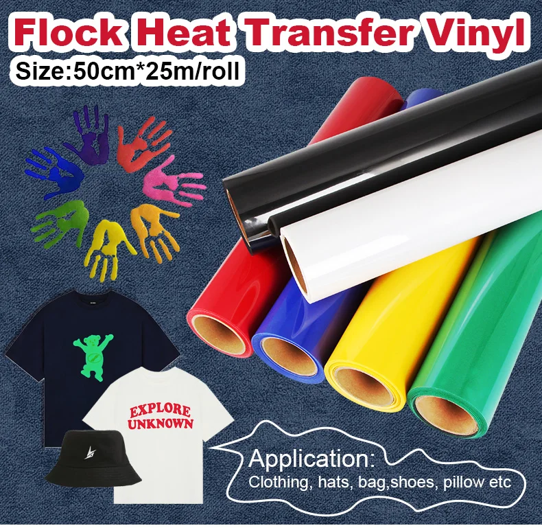 Easycut Flock Vinilo Textil - Versatile Heat Transfer Vinyl