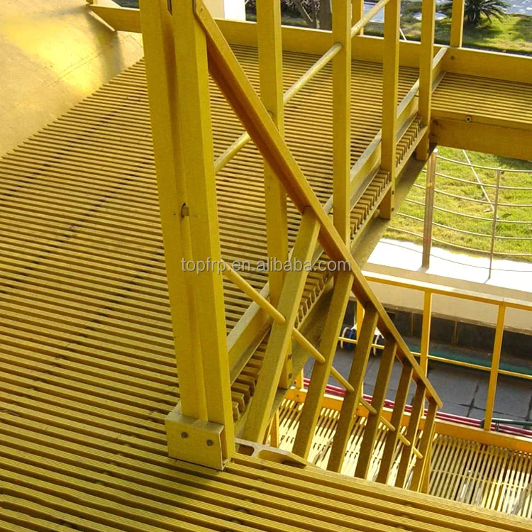 Pultrusion Frp Grating Frp Stair Ladder Grating For Walkways - Buy ...