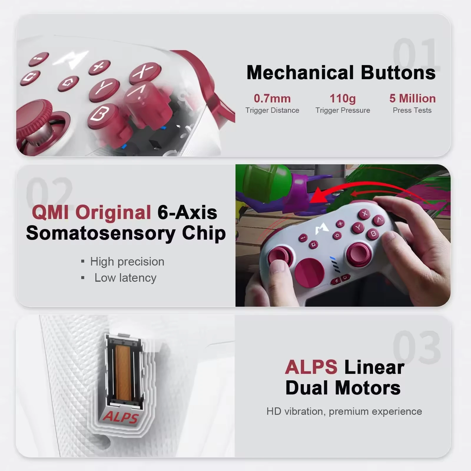 Wireless BT Joystick Game Controller for Mobile Phone & Gaming