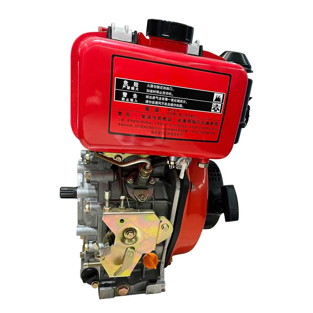 186fa Air Cooled 4-Stroke Single Cylinder 10hp Diesel Engine