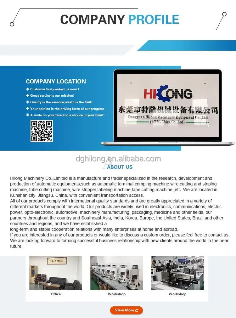 Tube-Type Ferrule Terminal Crimp Machine Cable Manufacturing Equipment ...