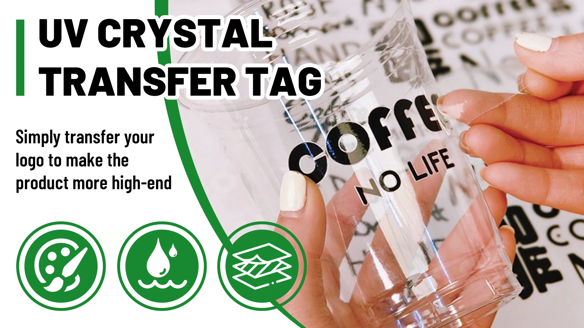 High Quality Fanyi Logo Advertising Gold 3d Label Hot Press Custom ...