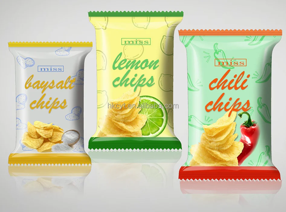 Custom Printed Flexible Snacks Candy Gummy Potato Chips