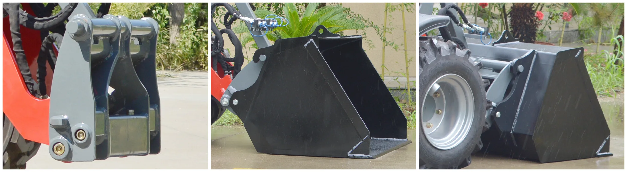 4 Wheel Drive Mini Wheel Loader DY50 Small Farm Garden Loader for Sale ...