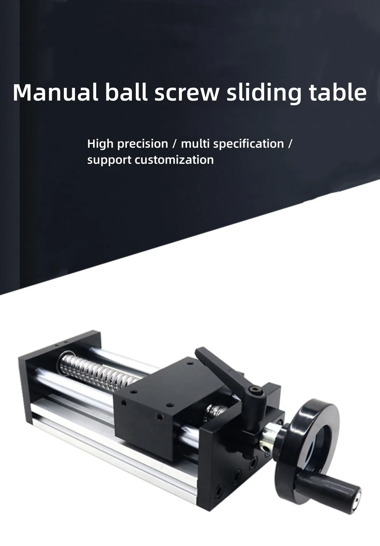 Linear Guide Sliding Table Gx80 1204 Series Manual Ball Screw Sliding Table Module Buy Cnc
