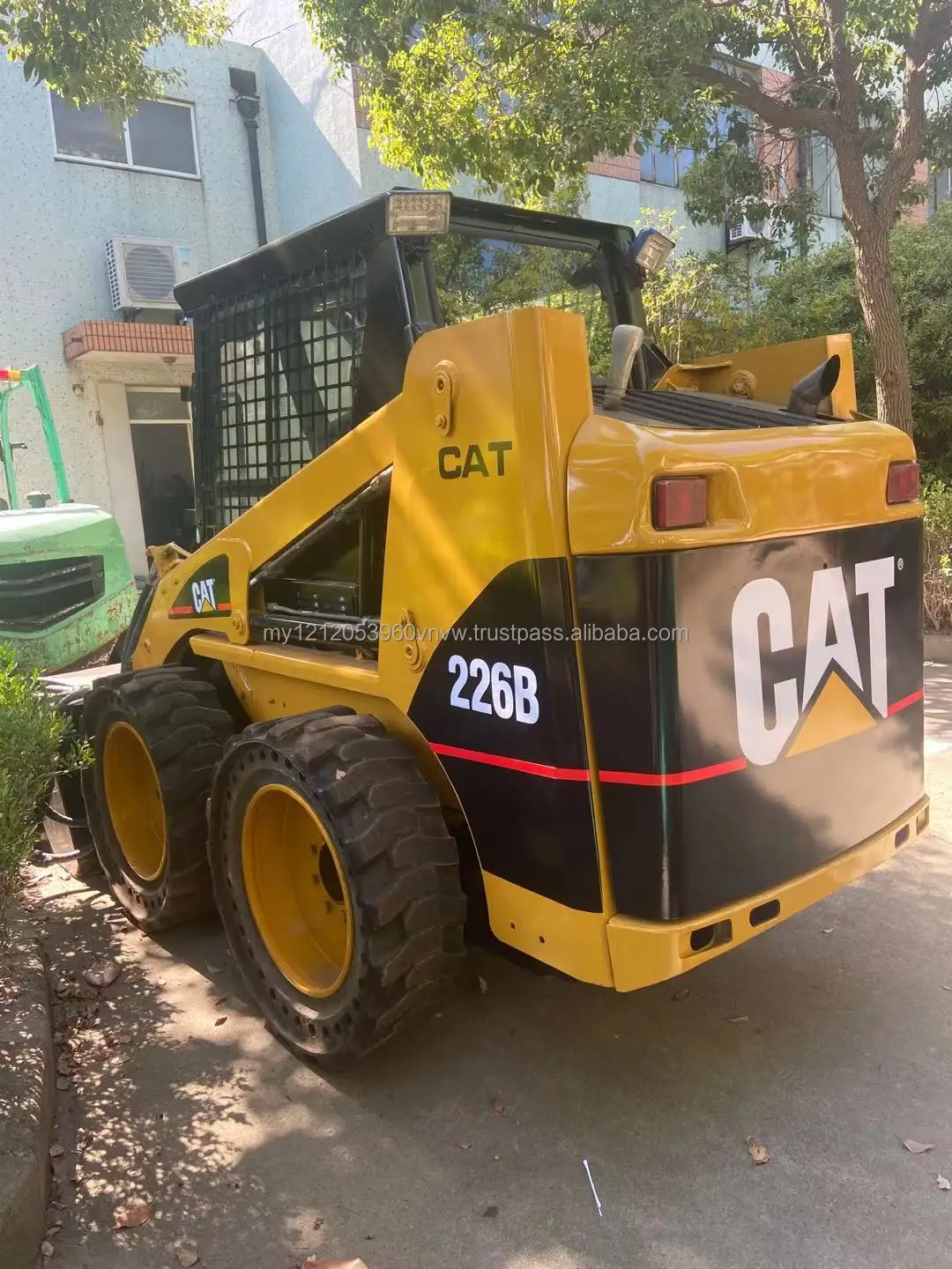 Usa Used Mini Cat 226b 226 Skid Steer Loader Snow Sweeper Bucket - Buy ...