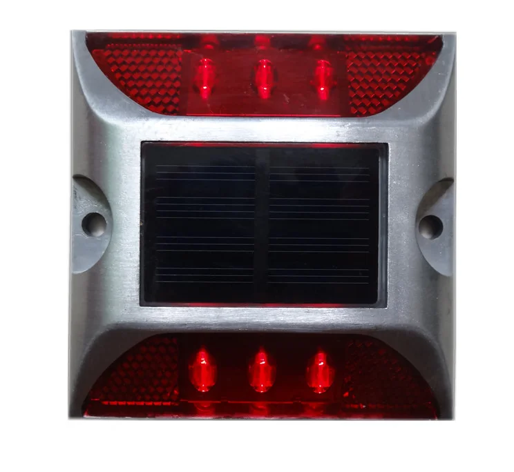 Smart Solar Led Underground Road Stud Flashing Light Crosswalks & Zebra ...