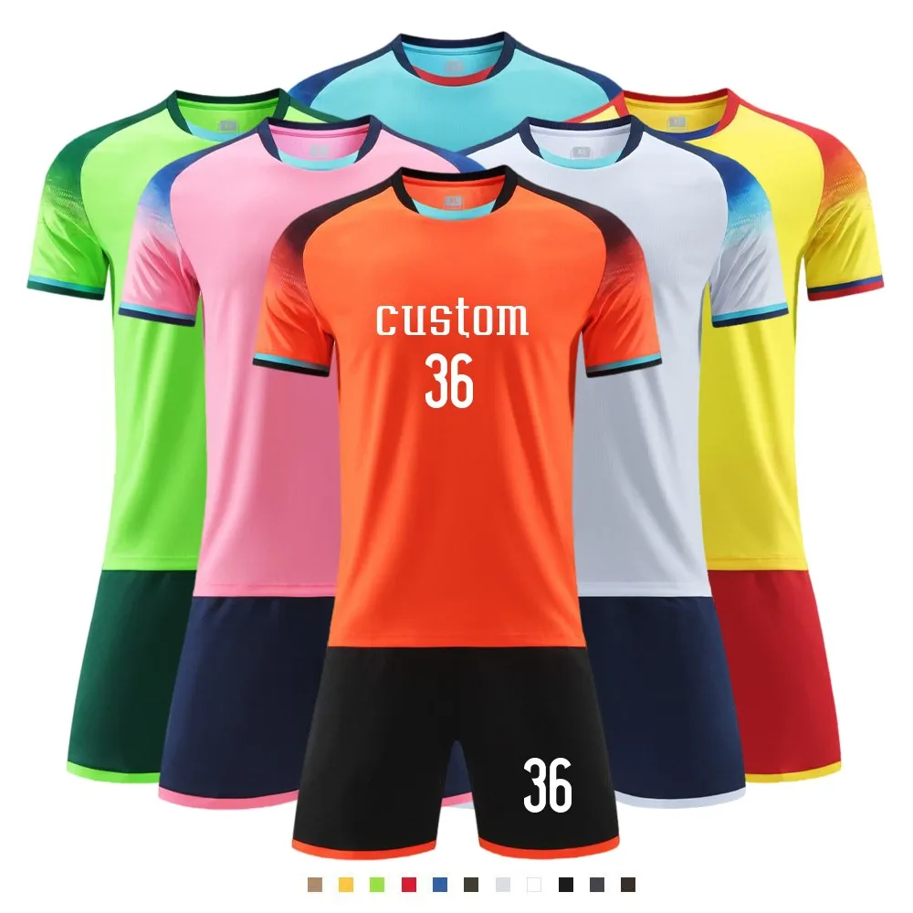 Quality Club Team Uniform Training Football Shirt Sports Wear Men's ...