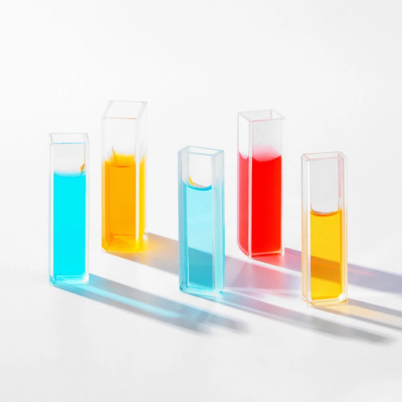 Lab Glassware Transparent Chemistry Analyzer Cuvettes Glass Cuvette ...