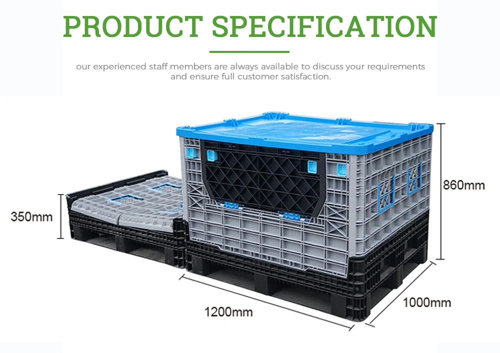 Big Plastic Crates - Durable, Foldable Storage Solutions