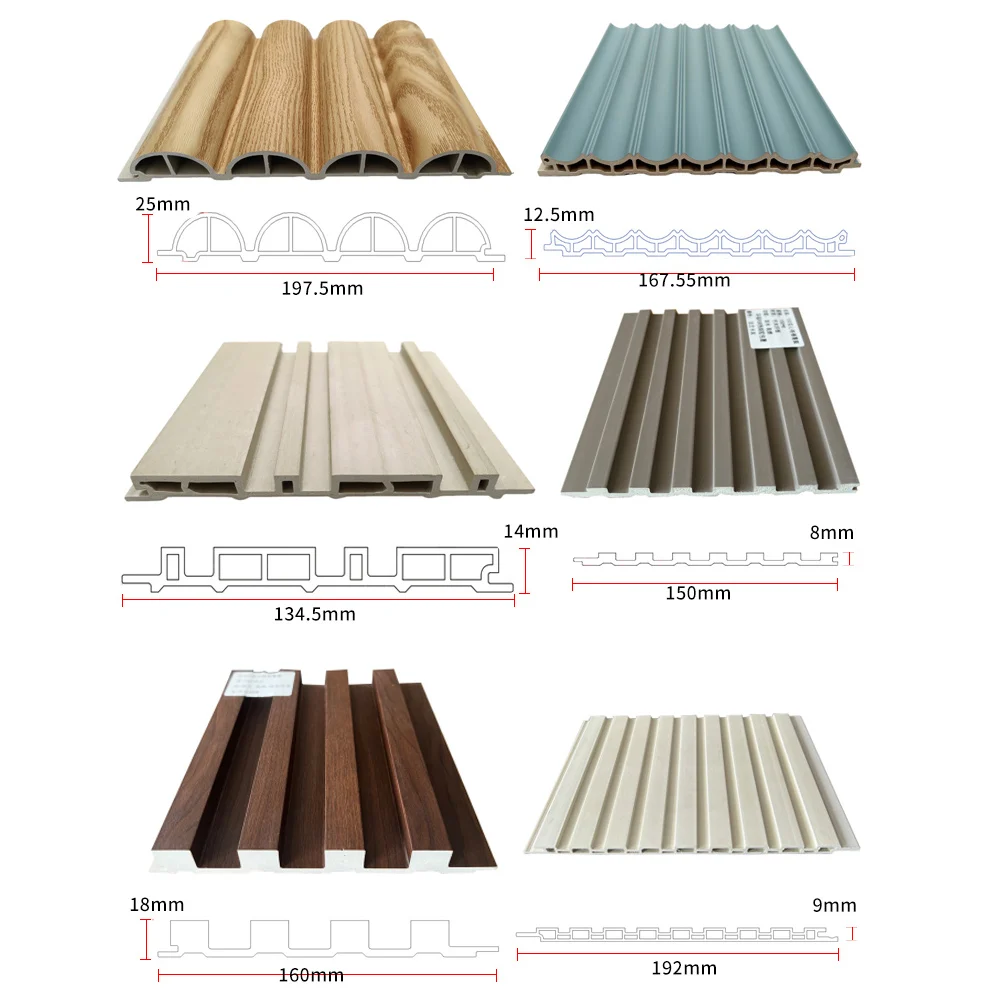 Interior Wall Panels Decorative Lambrin Wpc Pared De Pvc Fluted Wood ...