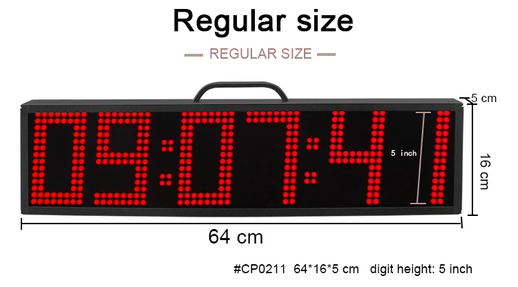 Cheetie Cp033 Huge 5 Inch Number Display Count Up Waterproof Digital ...