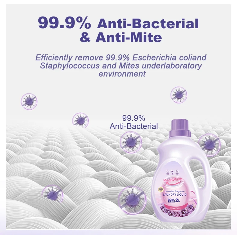 Perfume Fragrance High Foam Laundry Detergent 2l No Residue Stain ...